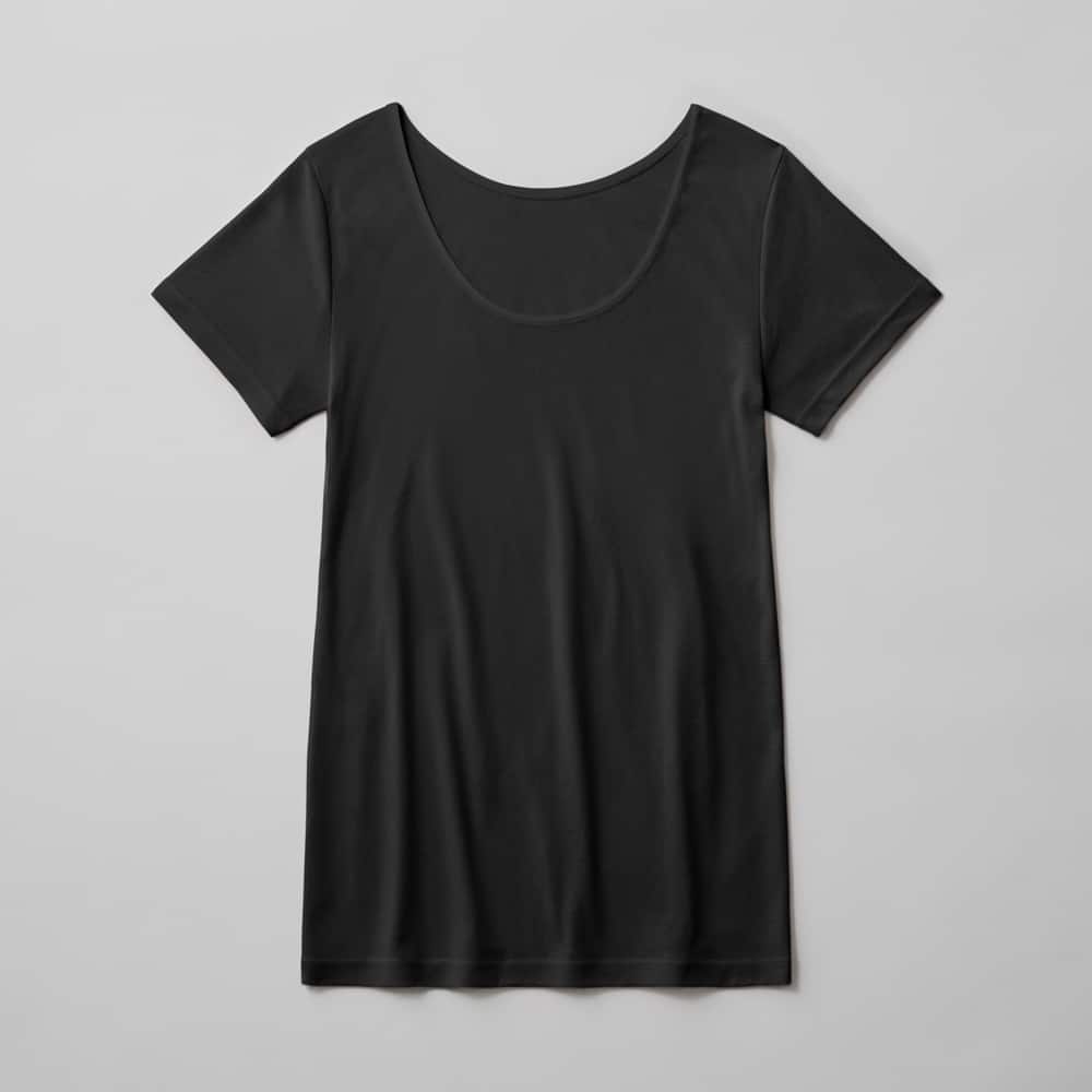さらっと綿100%】汗取り付き2分袖インナー【SALE】 CK3751 さらっと綿100%】汗取り付き2分袖インナー【SALE】 CK3751