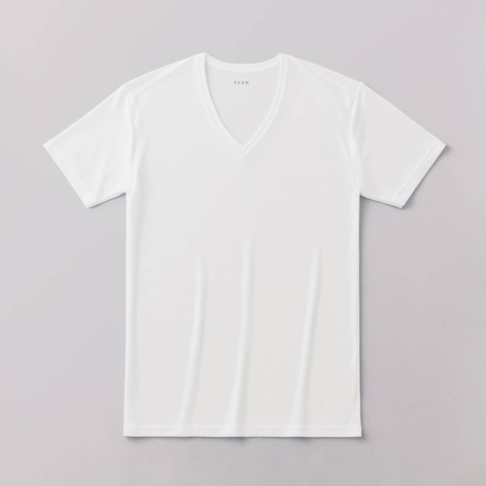 【メッシュ】汗取りパッド付きVネックTシャツ EE5315 :メンズ トップス