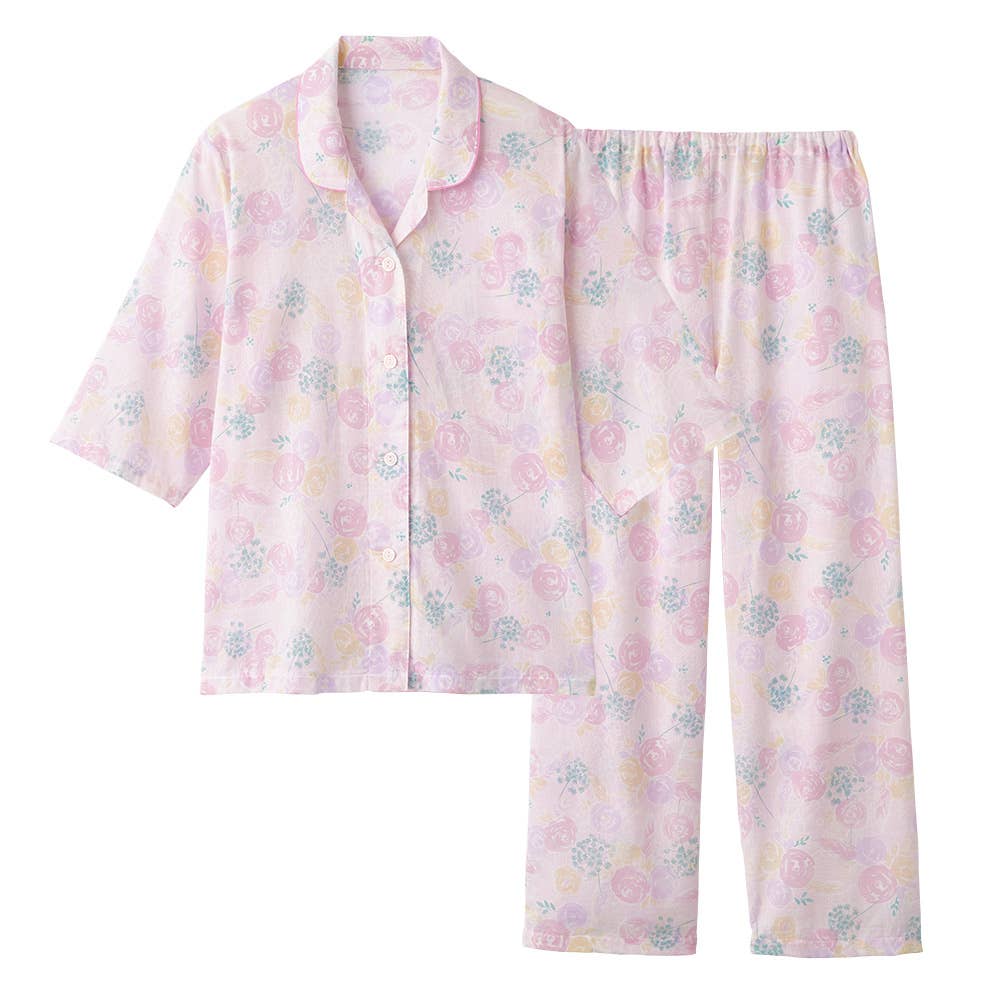 Dry mesh material on the back, pajamas, 3/4 sleeve long pants, TP3005 ...